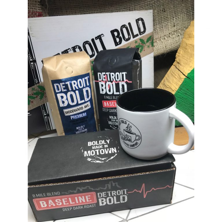 Detroit Bold Coffee Gift Set - Crossroads Gift Box