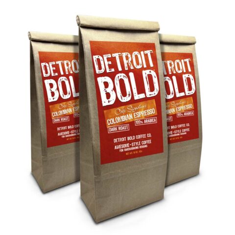 3 Pack Special of Detroit Bold Coffee Bags